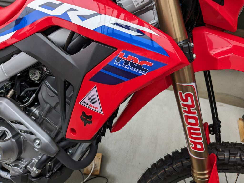 CRF250L MD47 AMAスーパークロス仕様 デカールカスタム その2 - PUSH!PUSH!PUSH!.net