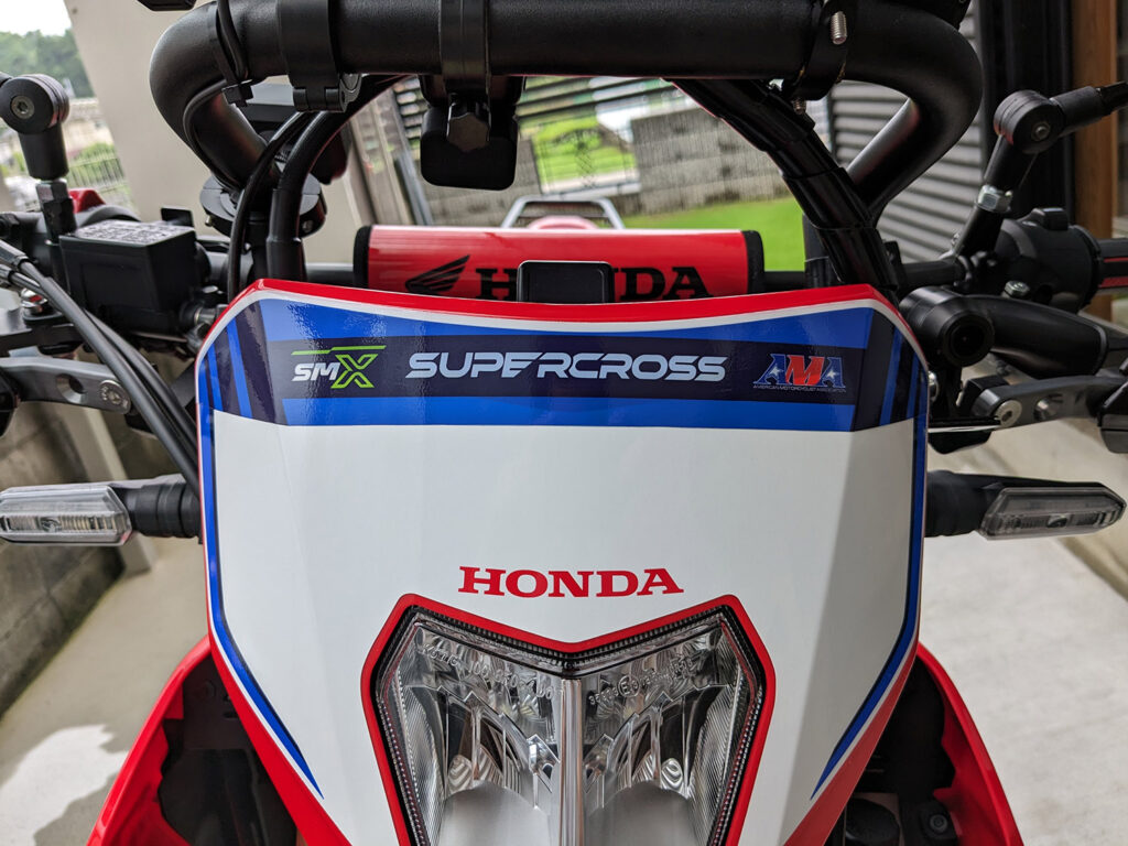CRF250L MD47 AMAスーパークロス仕様 デカールカスタム その2 - PUSH!PUSH!PUSH!.net